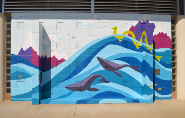 Aquatic Center Mural - Team Springdale